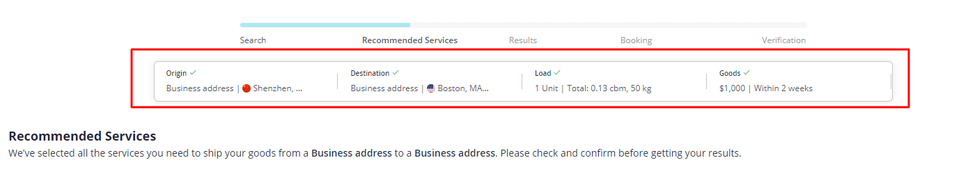 What are the Recommended Services?