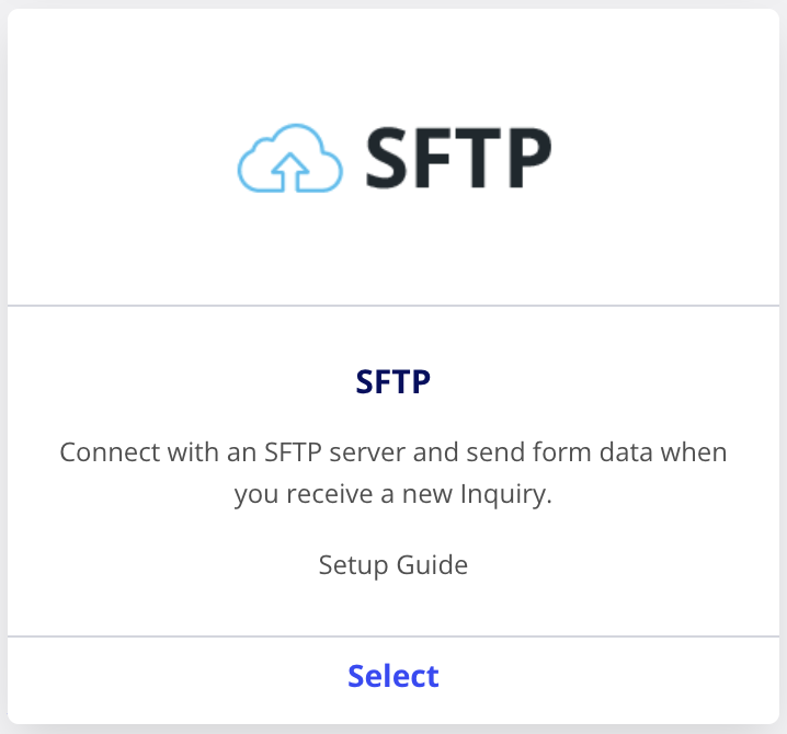 Connect to SFTP