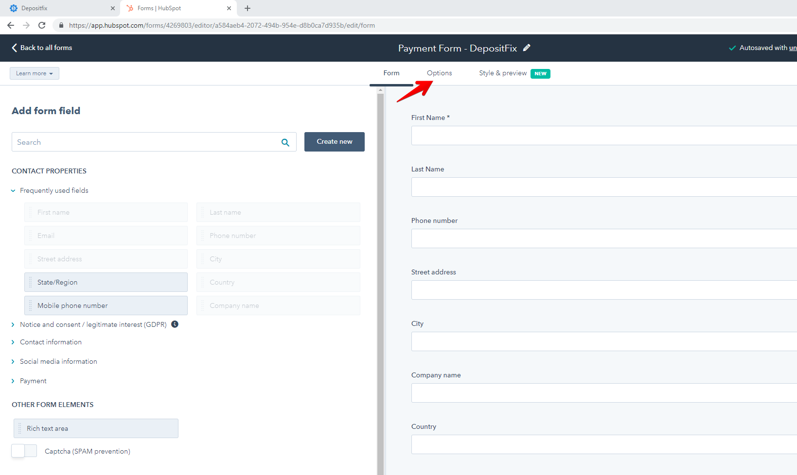 Redirect After Payment