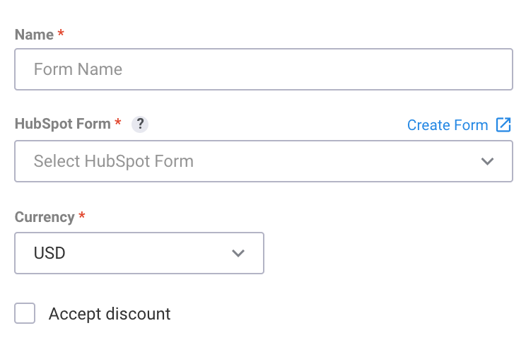Using The Payment Form Builder