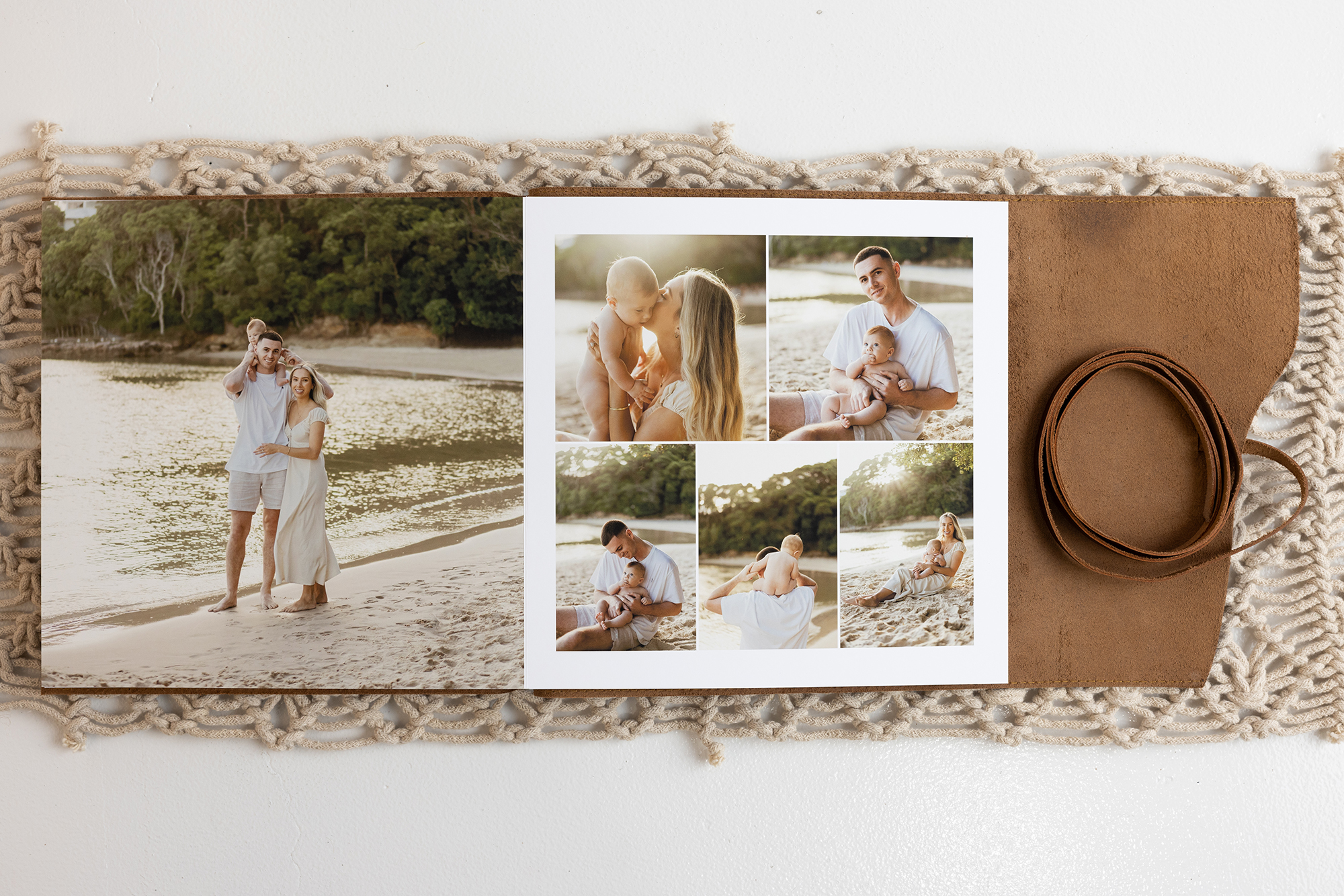 Leather wrap album design