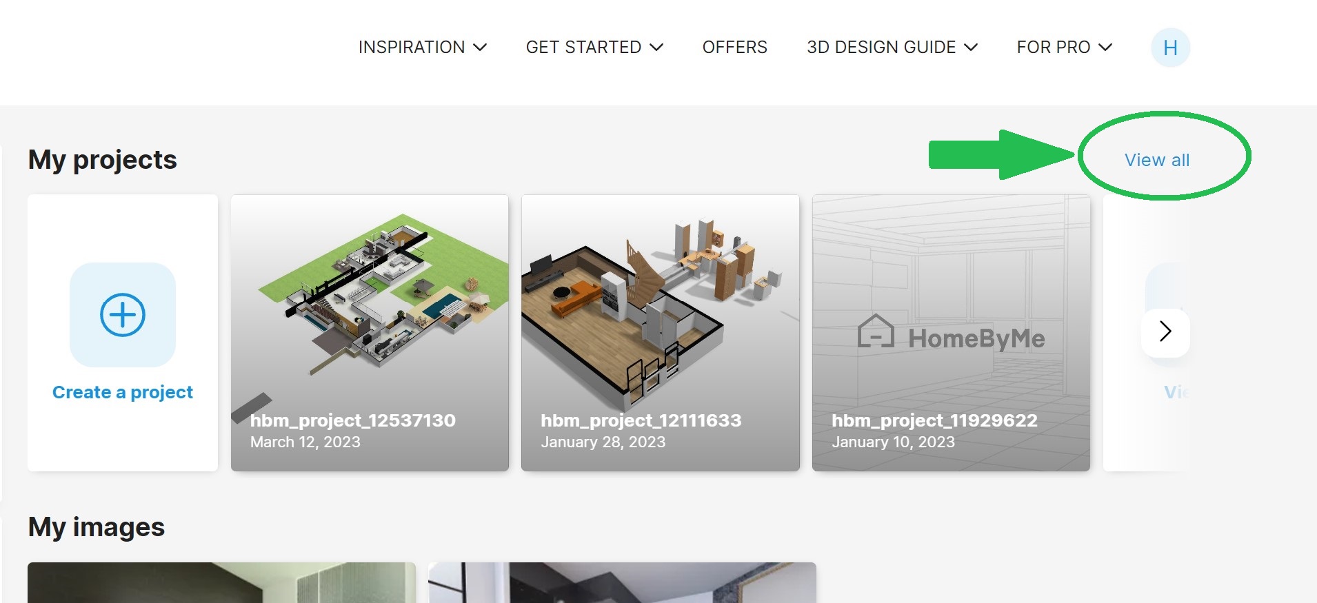 How do I open a project