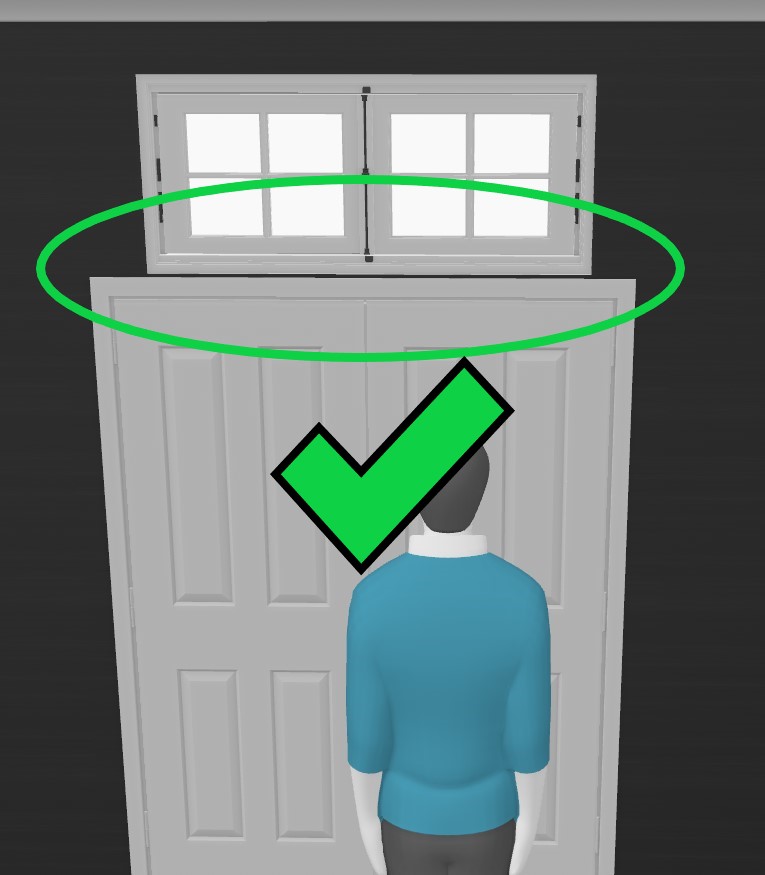 I cannot see properly my openings in 3D view : windows and doors are ...
