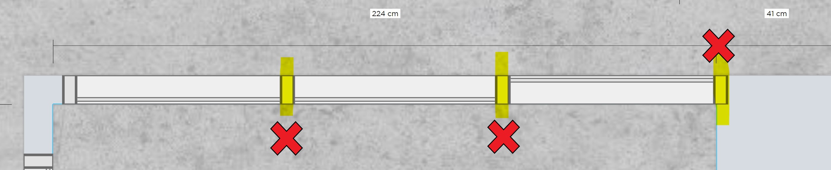 I cannot see properly my openings in 3D view : windows and doors are ...