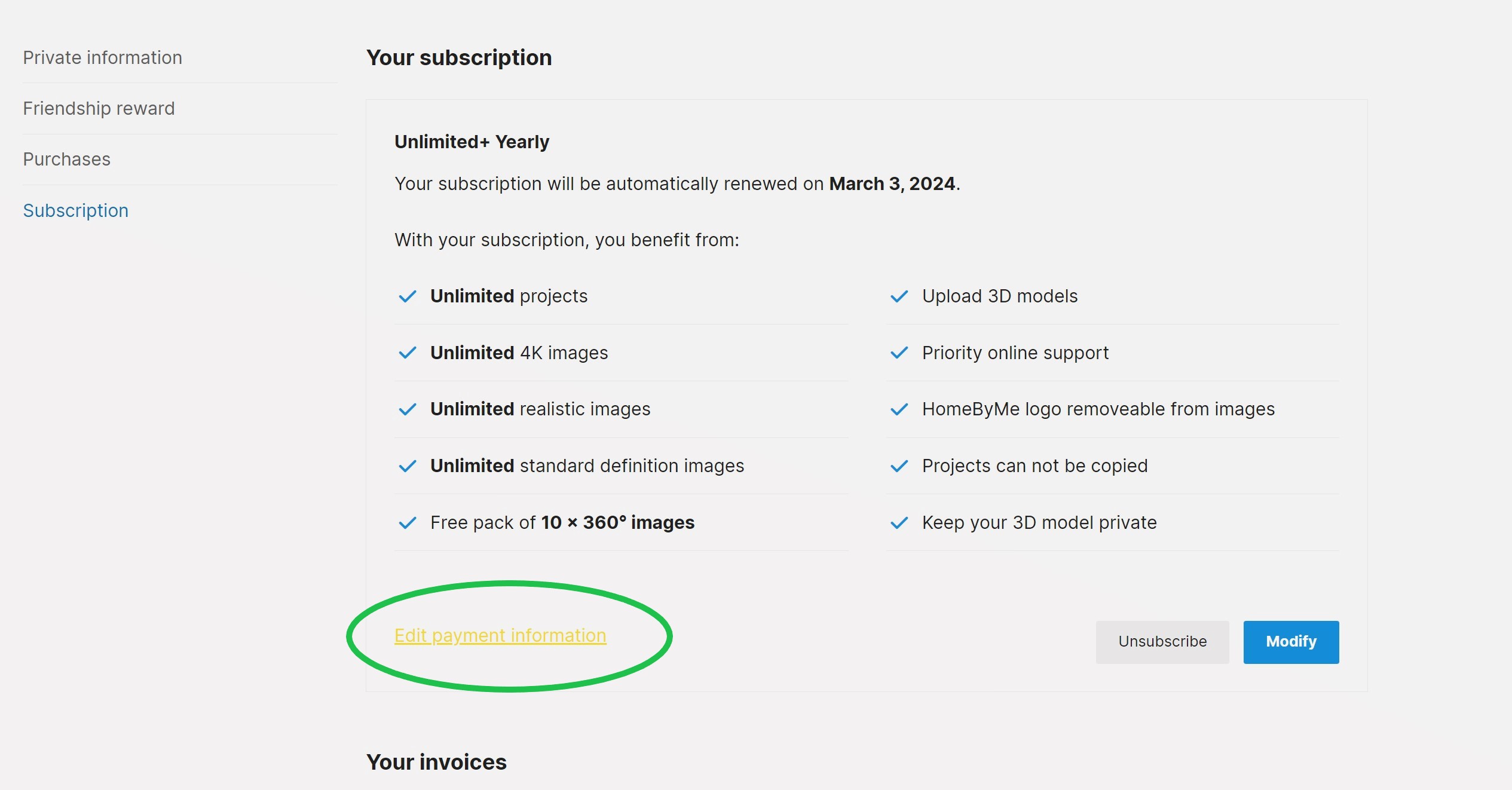 How Do I Change The Billing Or Payment Information
