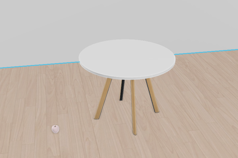 How to place an object on top of a surface