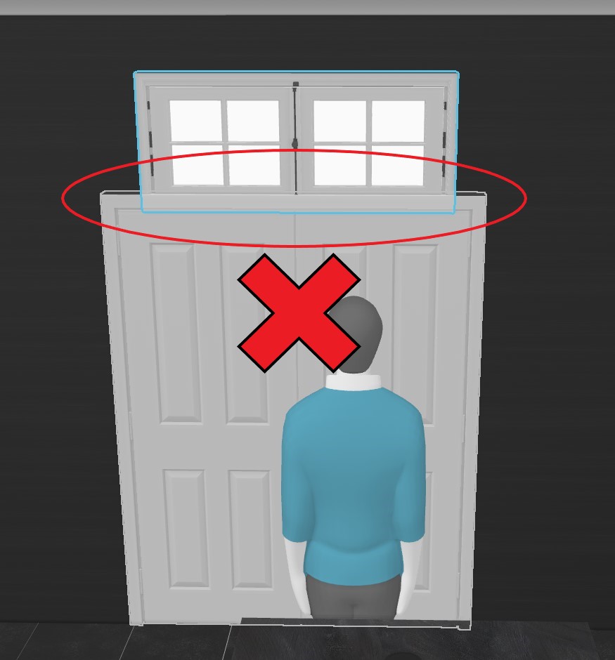 I cannot see properly my openings in 3D view : windows and doors are hidden into the walls