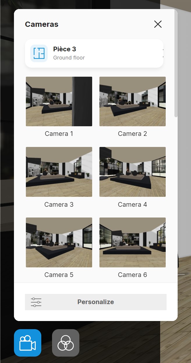 Realistic renderings : How to adjust camera (height, focal length, view)