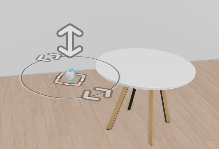 How to place an object on top of a surface