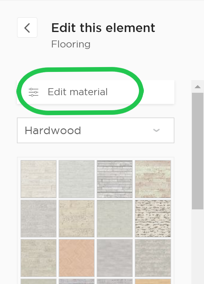 How to change the floor texture orientation?