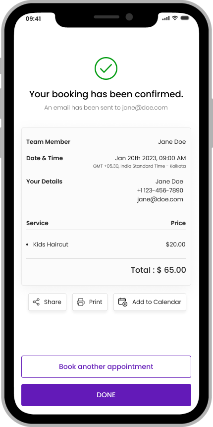 Picktime for customers