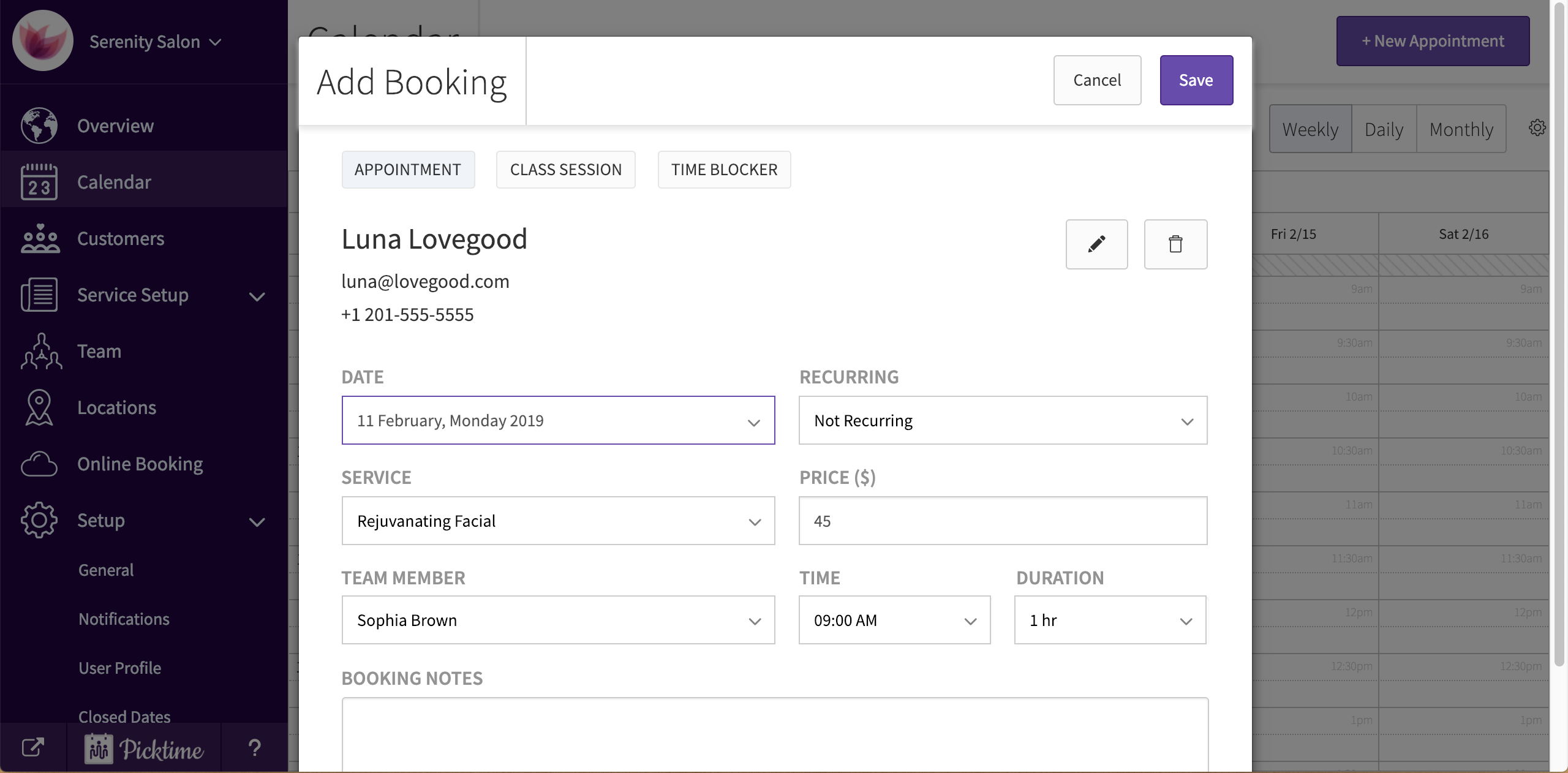 How To Add A Recurring Appointment 