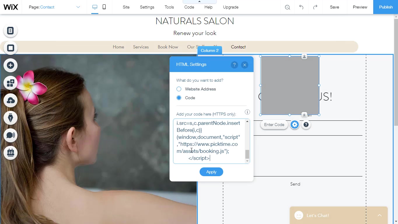 How to integrate with Wix?