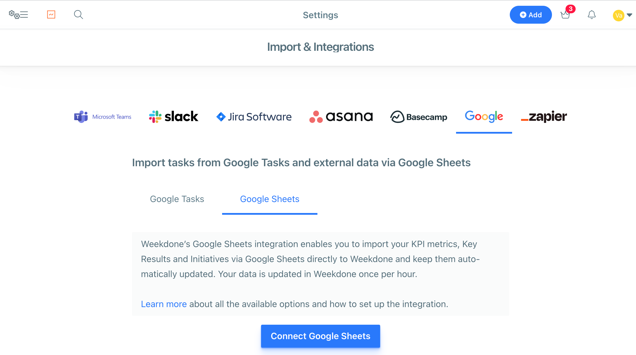 Google Sheets Integration