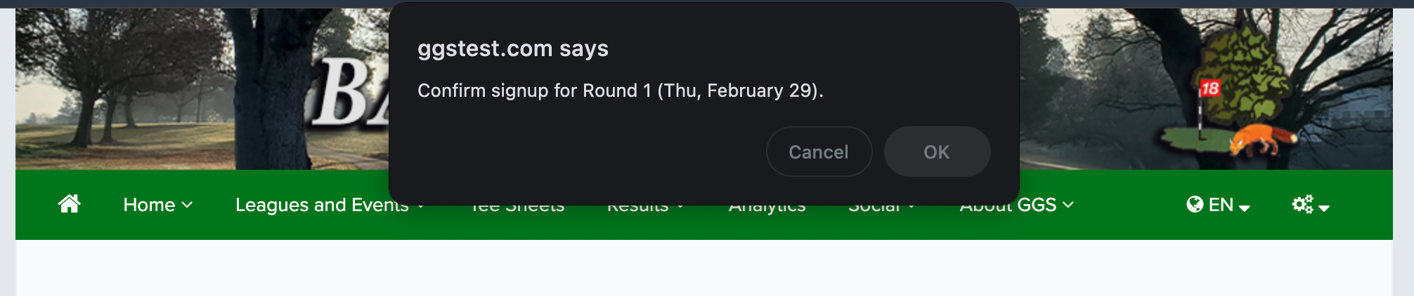 Round Signup and Invitations