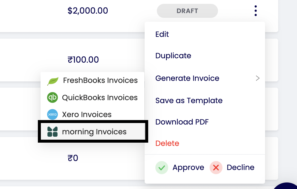 How to integrate Prospero with morning?