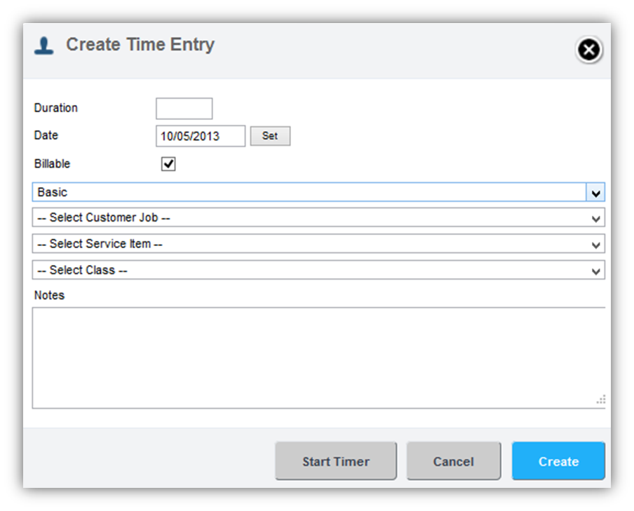 How do I create time entries?