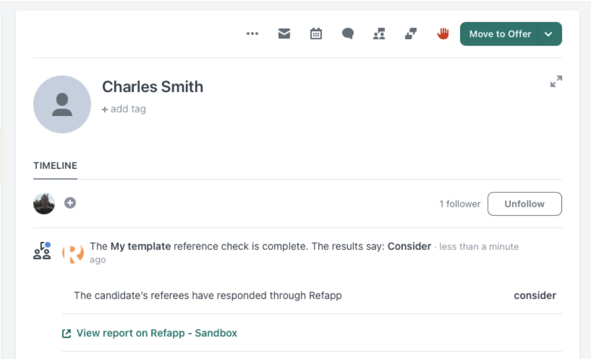 How do I use the integration between Refapp and Workable?